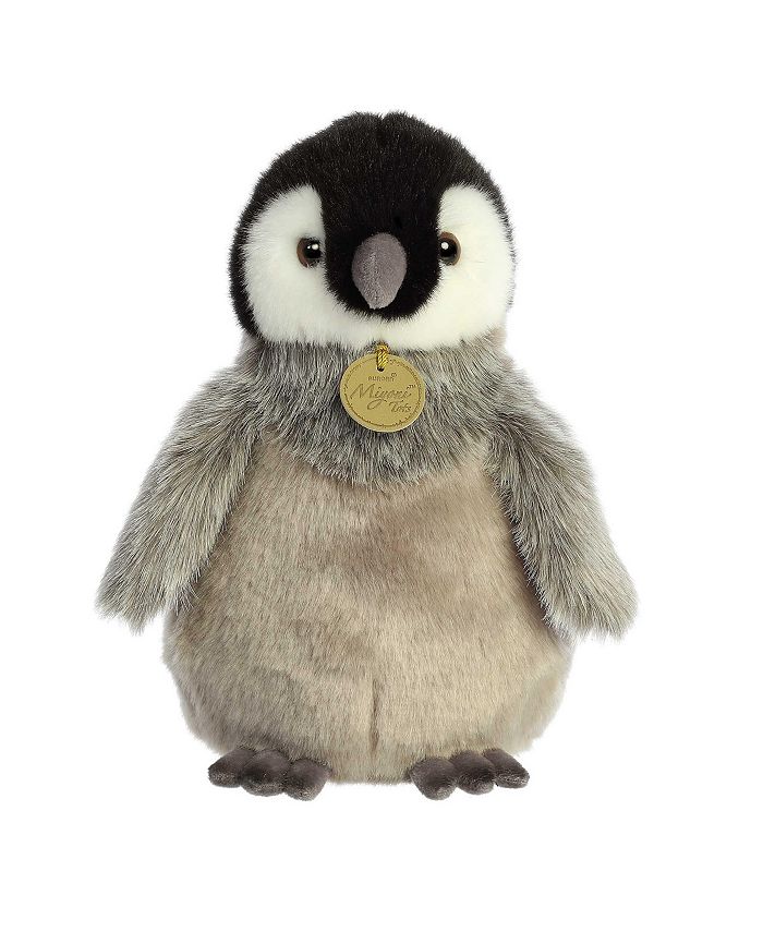 Aurora Small Emperor Penguin Chick Miyoni Adorable Plush Toy Gray - Macy's