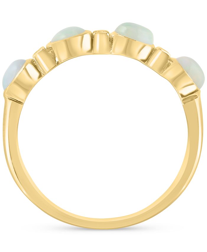 EFFY Collection EFFY® Ethiopian Opal (3/4 ct. t.w.) & Diamond (1/10 ct ...