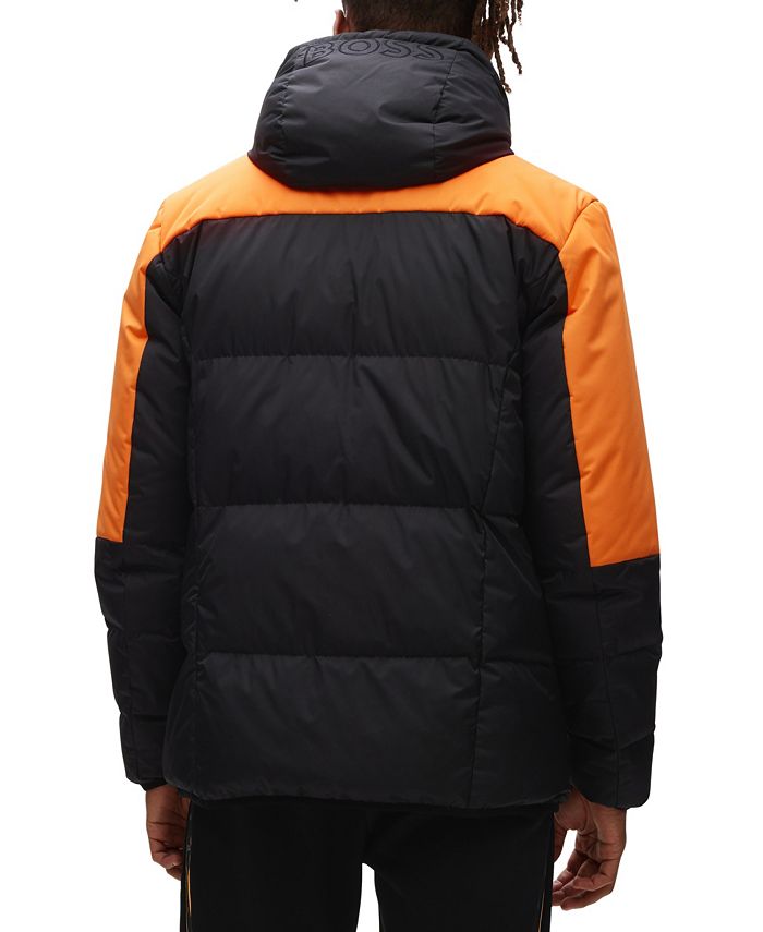 Hugo Boss Men's Logo Detail Water-Repellent Down Jacket - Macy's