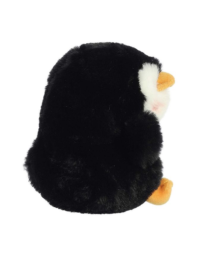 Aurora Mini Peewee Penguin Rolly Pet Round Plush Toy Black 5" - Macy's