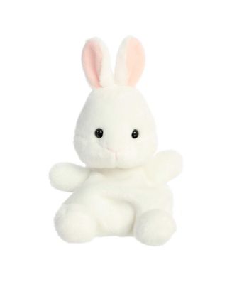 Aurora Mini Cottontail Bunny Palm Pals Adorable Plush Toy White 5" - Macy's