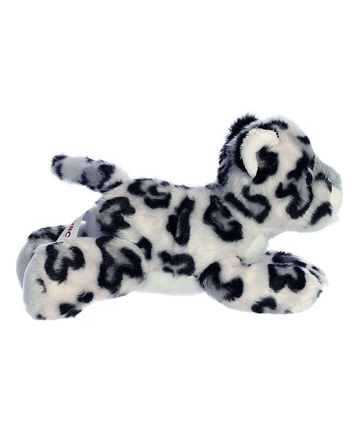 Aurora Small Snow Leopard Mini Flopsie Adorable Plush Toy Gray 8" - Macy's