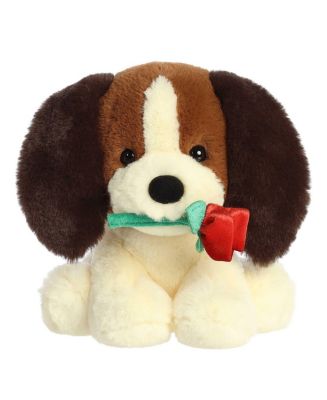 Aurora Small Val Pets A Rose For You Pup Valentine Heartwarming Plush ...