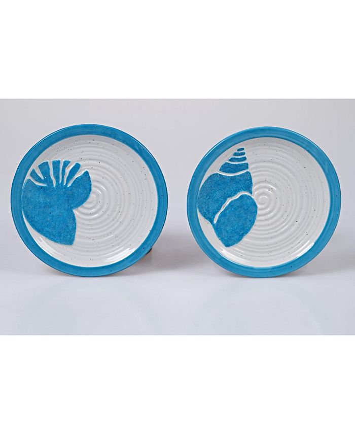 Certified International Natural Canape Plates, Set of 4 - Macy's