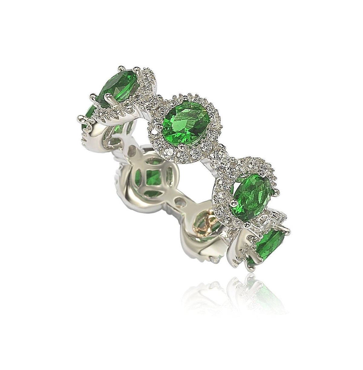 Click here for Suzy Levian Oval-Cut Cubic Zirconia in Sterling Si... prices