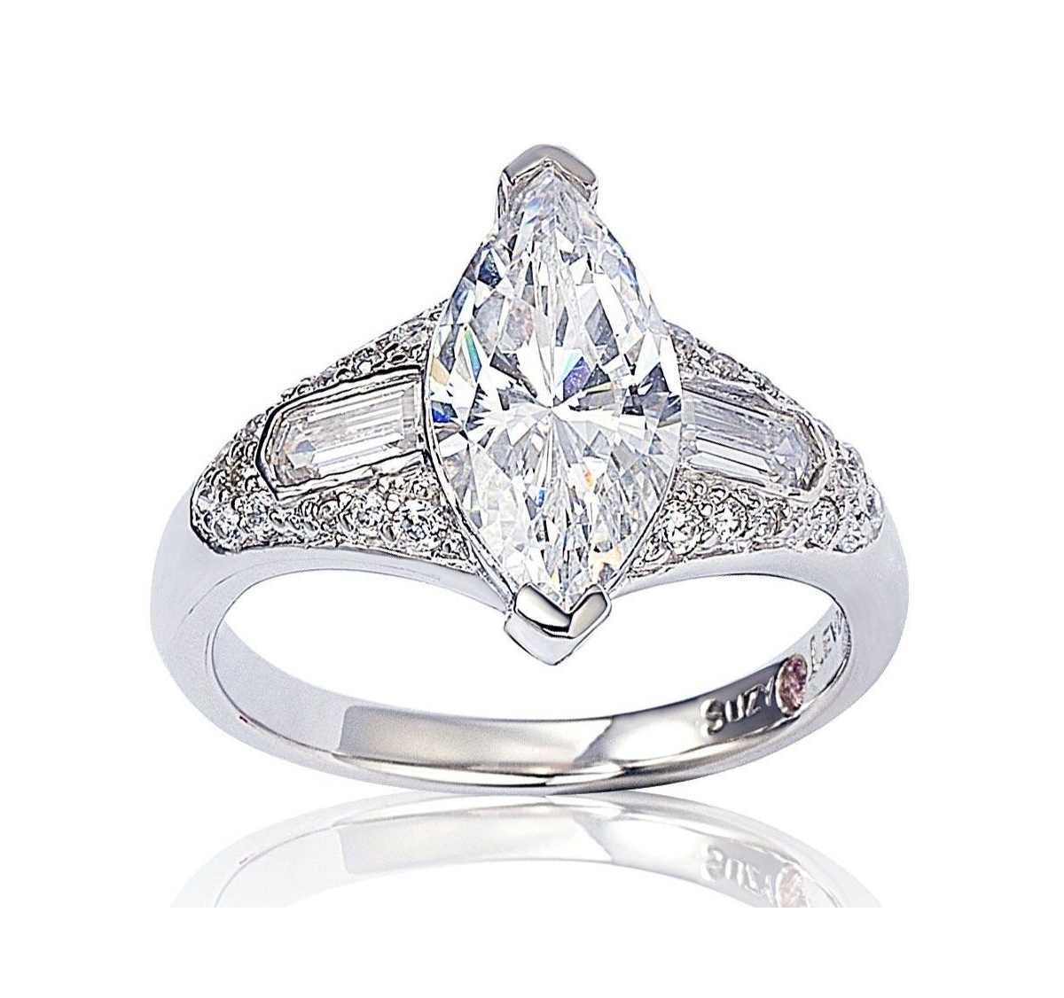 Click here for Suzy Levian Sterling Silver Cubic Zirconia Brown M... prices