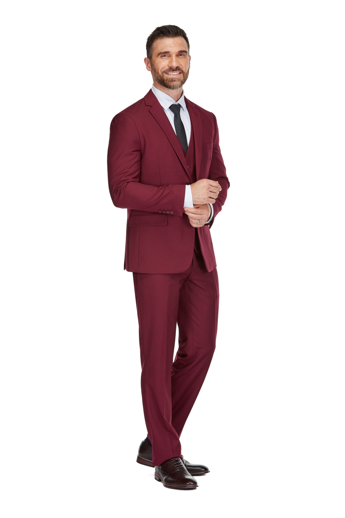 Click here for Braveman Mens 3-Piece Premium Vested 3-Piece Slim... prices