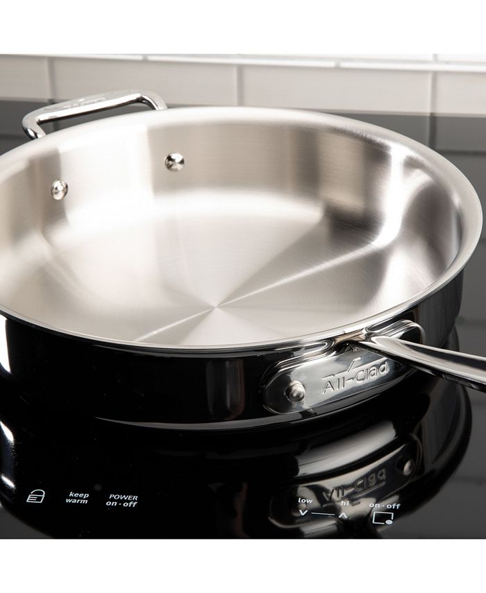 All-Clad All Clad D3 Stainless 3-ply Bonded Cookware Set, Nonstick 10 ...