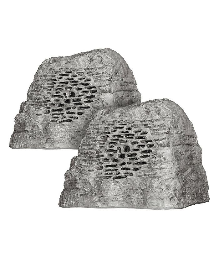 Rockustics OctoRock Powered 8" 2-way Outdoor Rock Speaker - Pair - Macy's