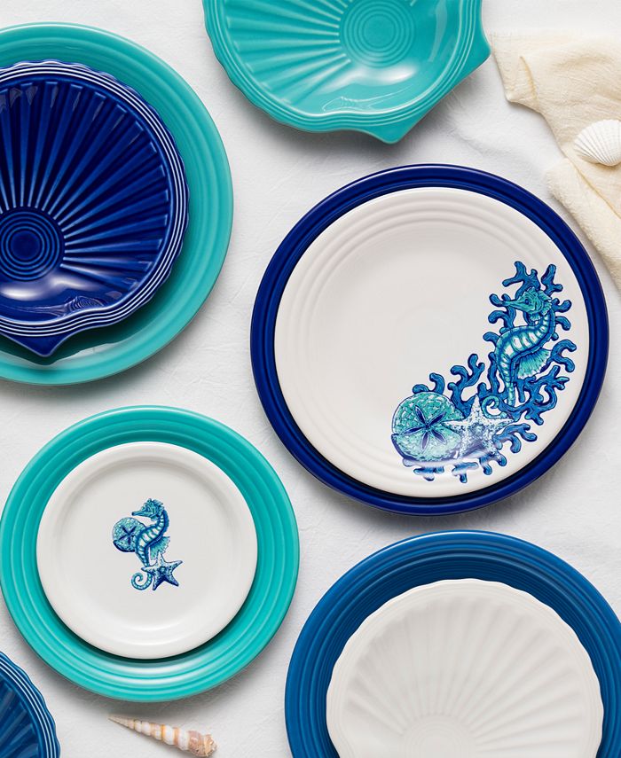 Fiesta Coastal Shell-Shaped Plate - Macy's