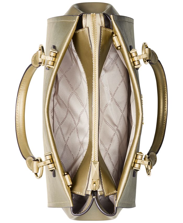 Michael Kors Marilyn Medium Leather Satchel - Macy's