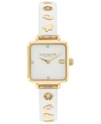 COACH Women's Cass Chalk Resin Bangle Bracelet Watch 22mm - Macy's