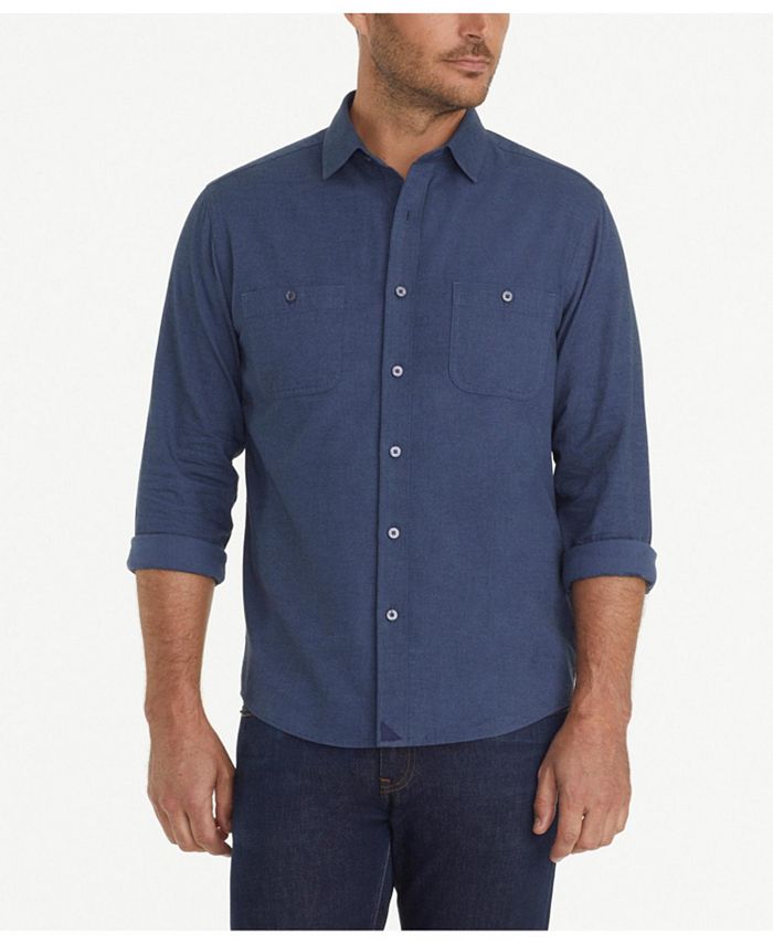 UNTUCKit Men's Slim Fit Hemsworth Flannel Button Up Shirt - Macy's
