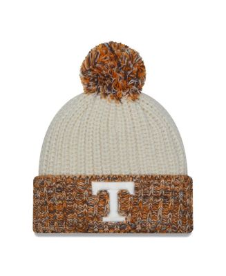 Women's New Era Cream Tennessee Volunteers Fresh Cuffed Knit Hat with ...