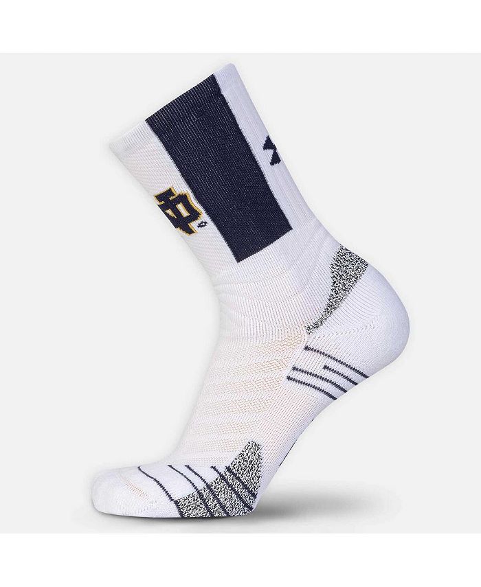 Under Armour Men's White Notre Dame Fighting Irish Playmaker Crew Socks ...