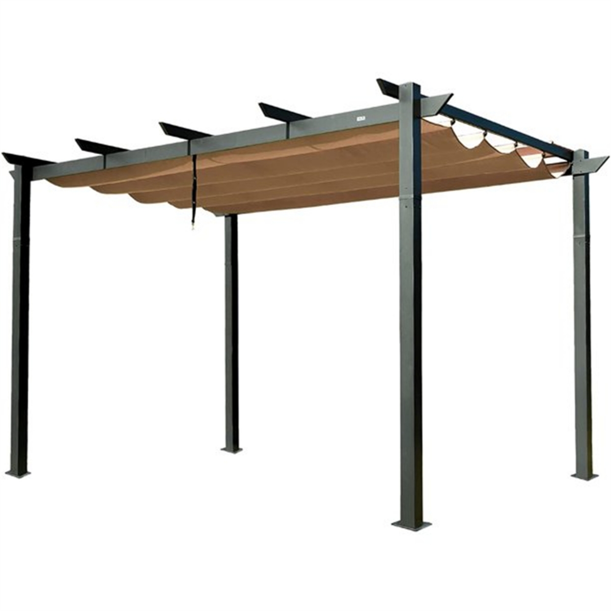 Click here for Streamdale Aluminum Pergola with Retractable Sun S... prices