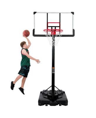 Portable Basketball Hoop & Goal, Outdoor Basketball System with 6.6 ...