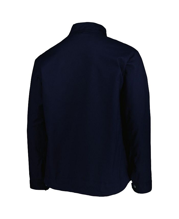 Dunbrooke Men's Navy Atlanta Braves Journey Tri-Blend Full-Zip Jacket ...