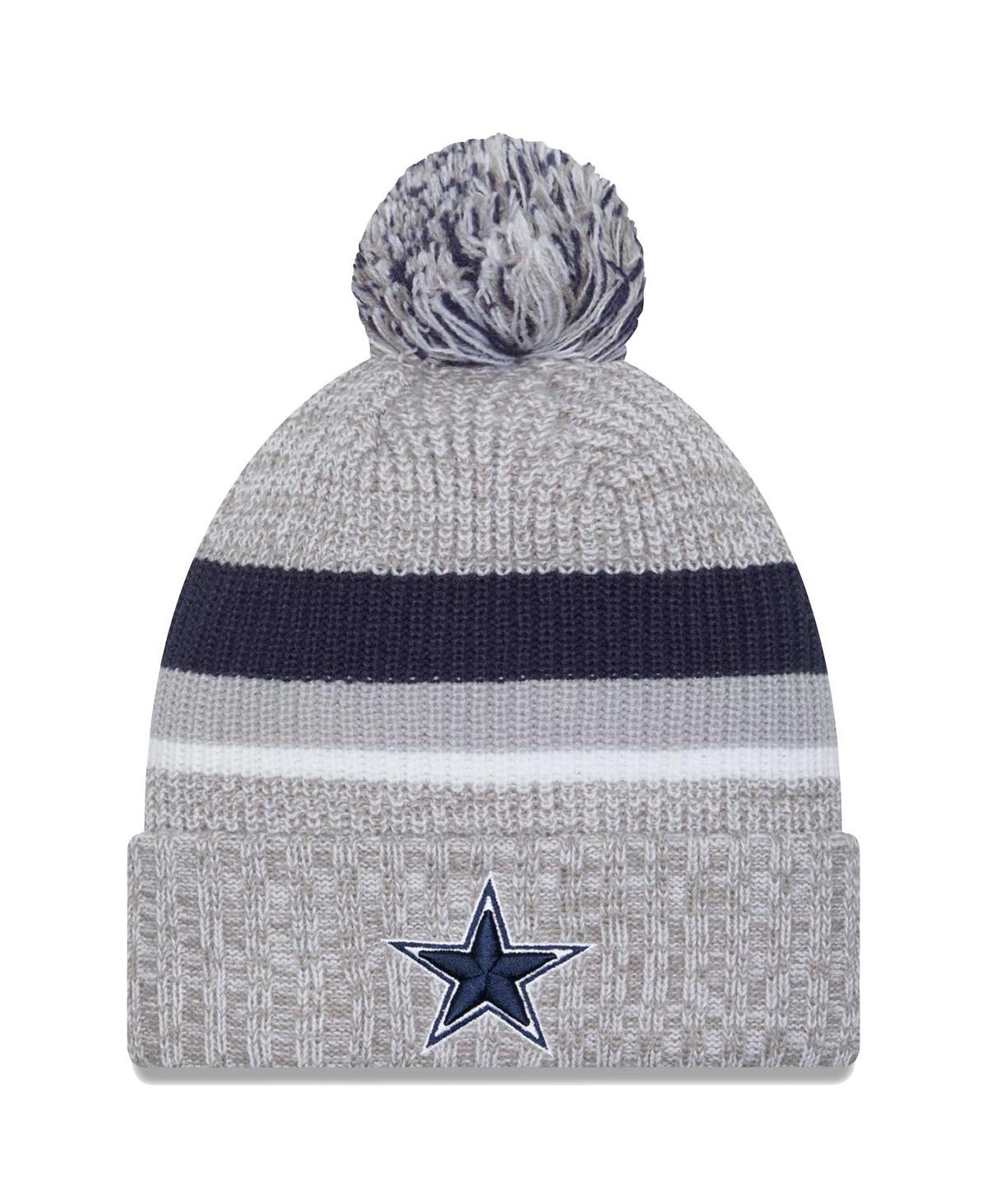 Click here for Mens New Era Heather Gray Dallas Cowboys Cuffed Kn... prices