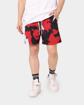 The Anti Order Men's Storm Camo Beach Shorts - Black/White/Red M - Macy's