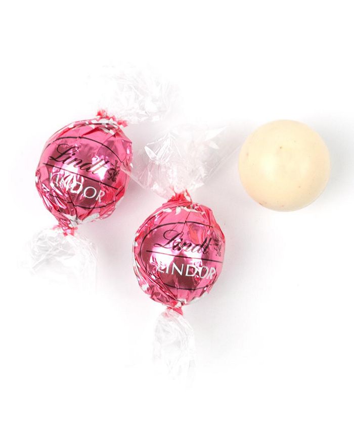 Just Candy 36 Pcs Pink Candy Strawberries & Cream Lindor Chocolate ...