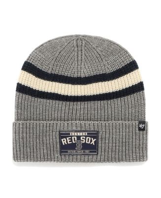 Men's '47 Brand Graphite Boston Red Sox Penobscot Cuffed Knit Hat - Macy's