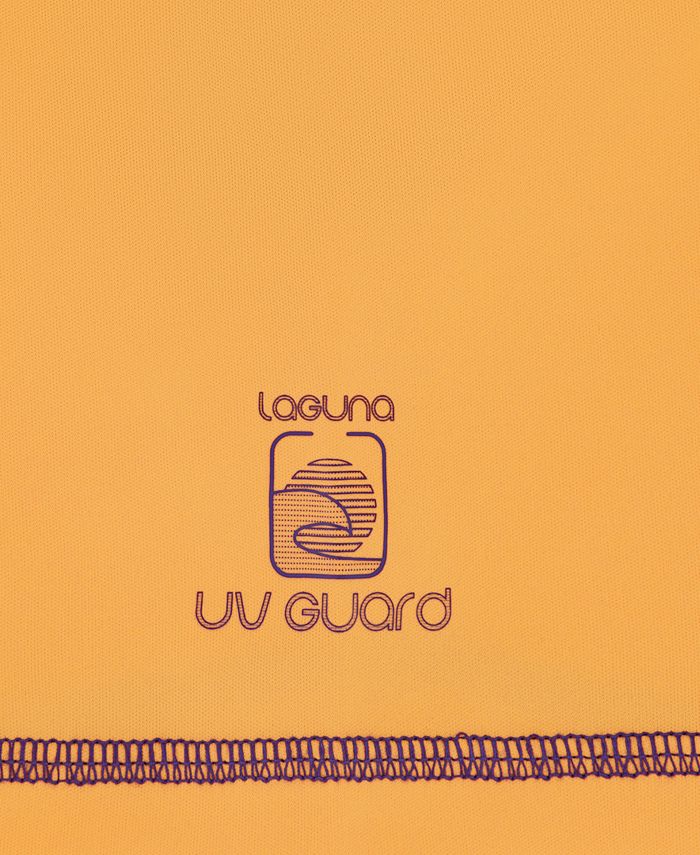 Laguna Little Boys Cabana Stripe Swim Top and Swim Shorts, 2 Piece Set - Macy's