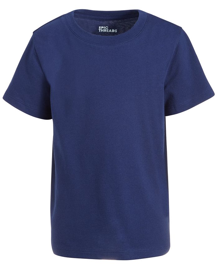 Epic Threads Big Boys Solid Core Plus T-Shirt, Created for Macy's - Macy's