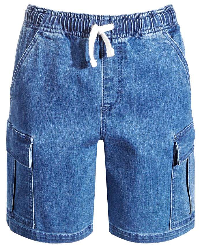 Epic Threads Big Boys Drawstring Denim Cargo Shorts, Created for Macy's ...