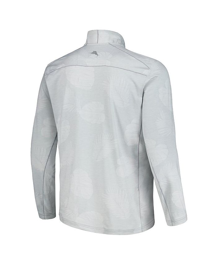 Tommy Bahama Men's Gray Georgia Bulldogs Delray Frond Island Zone Half ...