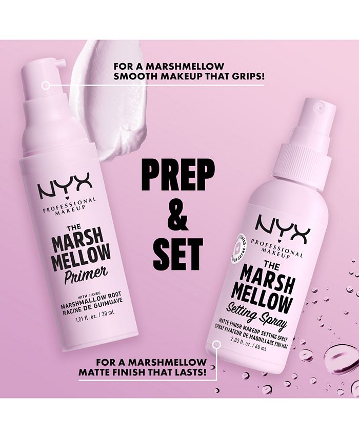NYX Professional Makeup Marshmellow Setting Spray, 2.03 oz. - Macy's
