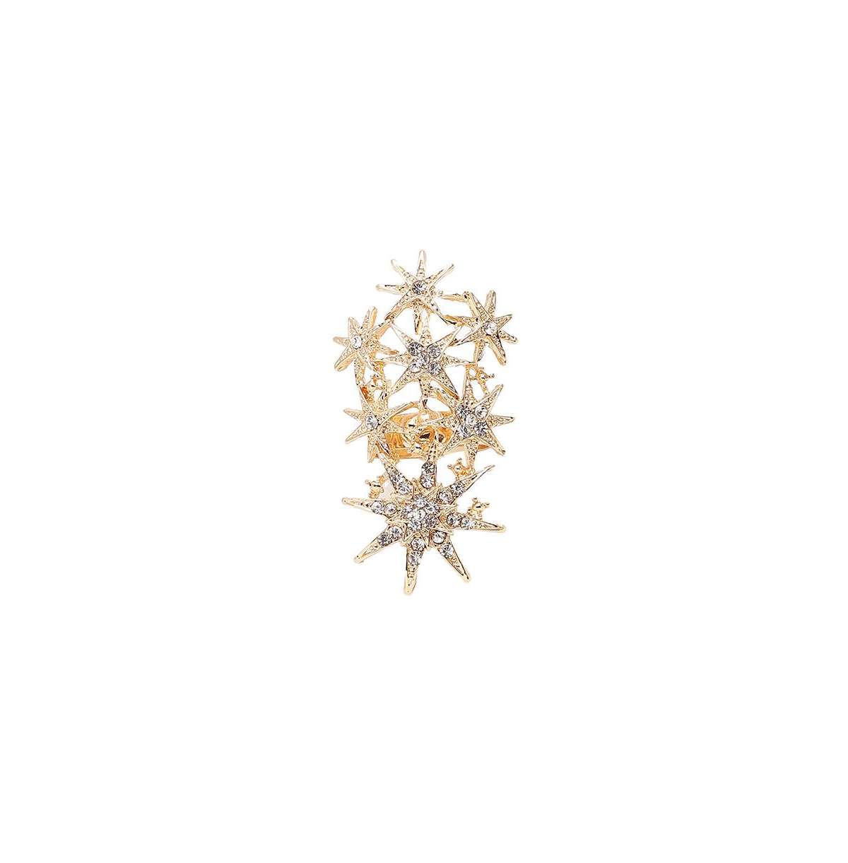 Click here for Sohi Womens Silver Celestial Cocktail Ring - Silve... prices