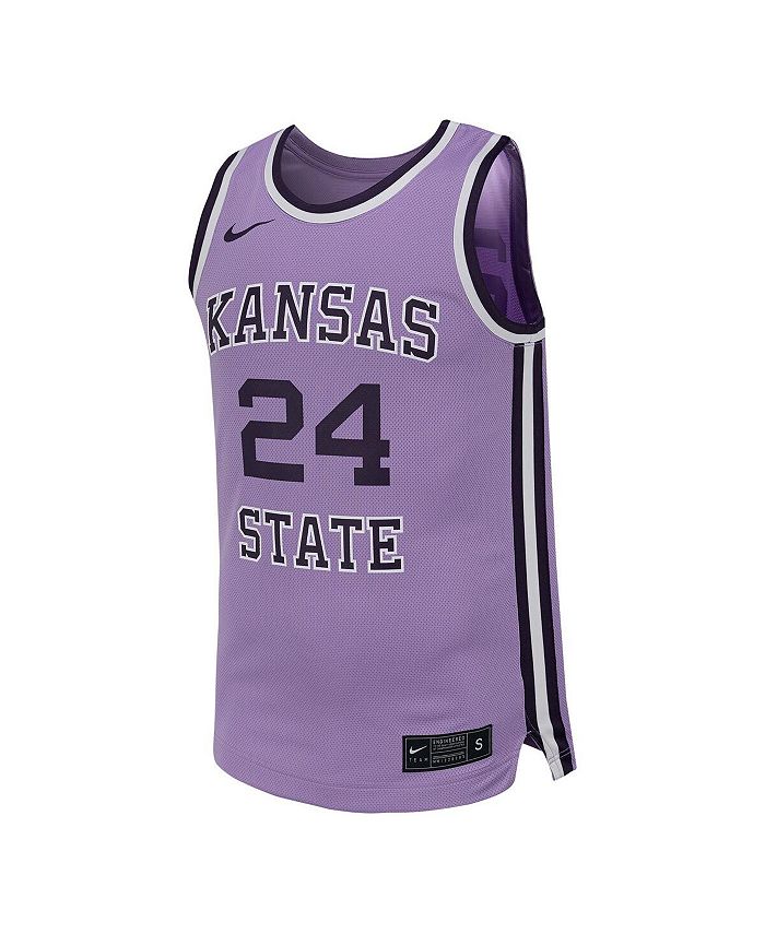 Nike Men's # Lavender Kansas State Wildcats Replica Basketball Jersey ...