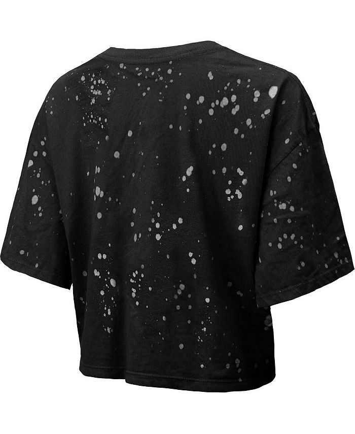 Majestic Women's Threads Black Distressed Pittsburgh Steelers Bleach ...