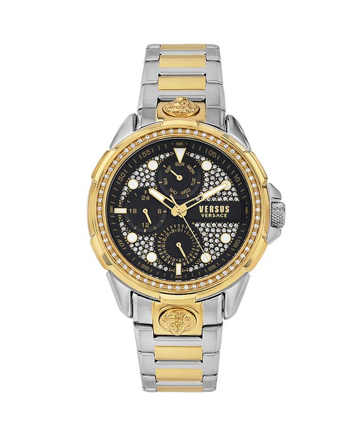 Versus Versace Men's 6E Arrondissement Multifunction Two-Tone Stainless ...