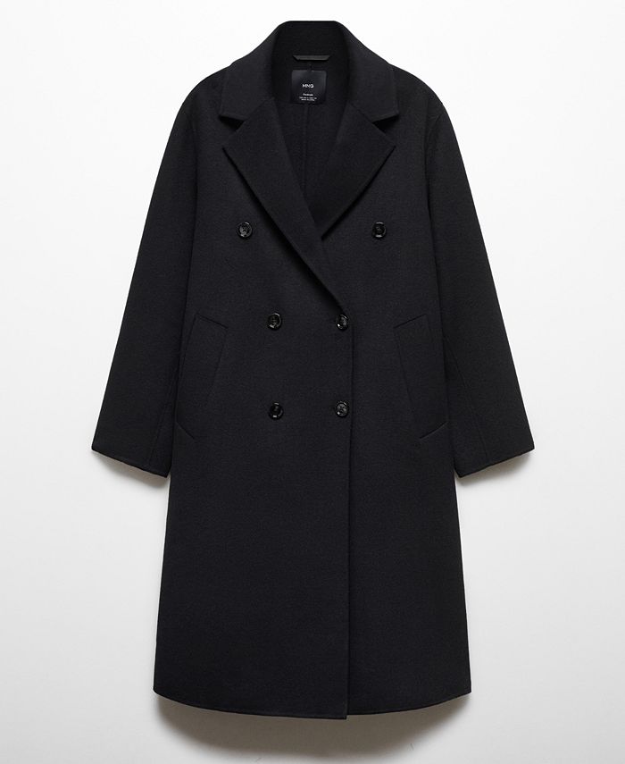 MANGO Women's Handmade Oversized Wool Coat - Macy's