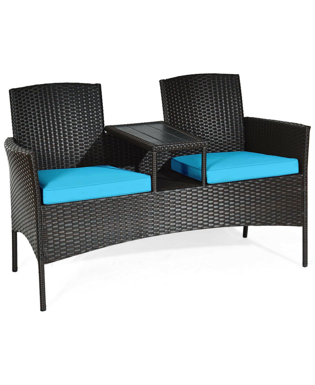 Click here for Modern Patio Conversation Set with Built-in Coffee... prices