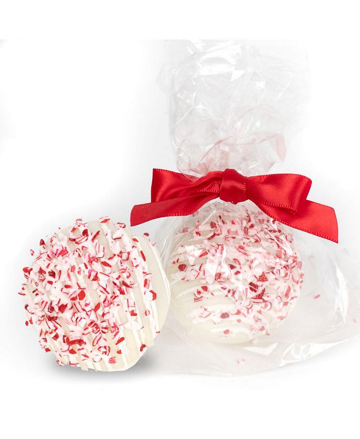 Just Candy 6 Pcs Hot Chocolate Bombs Bulk - White Chocolate with Crush ...