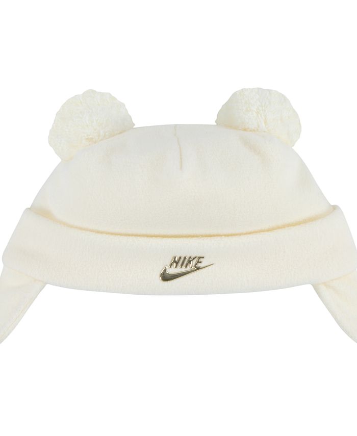 Nike Baby Boys Two-Pom-Pom Peak Trapper Set, 2 Piece - Macy's