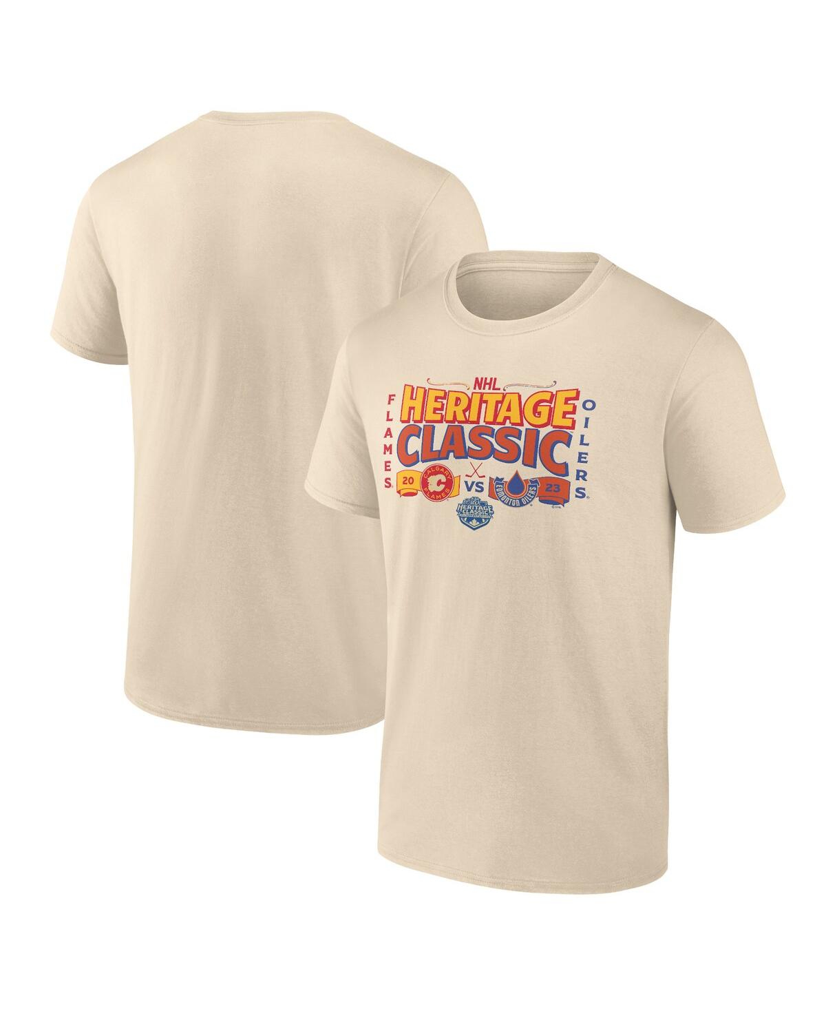 Click here for Mens Fanatics Cream 2023 Nhl Heritage Classic Matc... prices