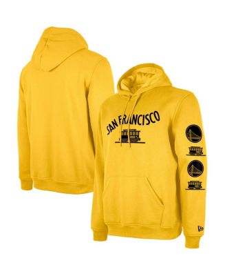 Mens New Era Gold Golden State Warriors Big And Tall 2023 24 City
