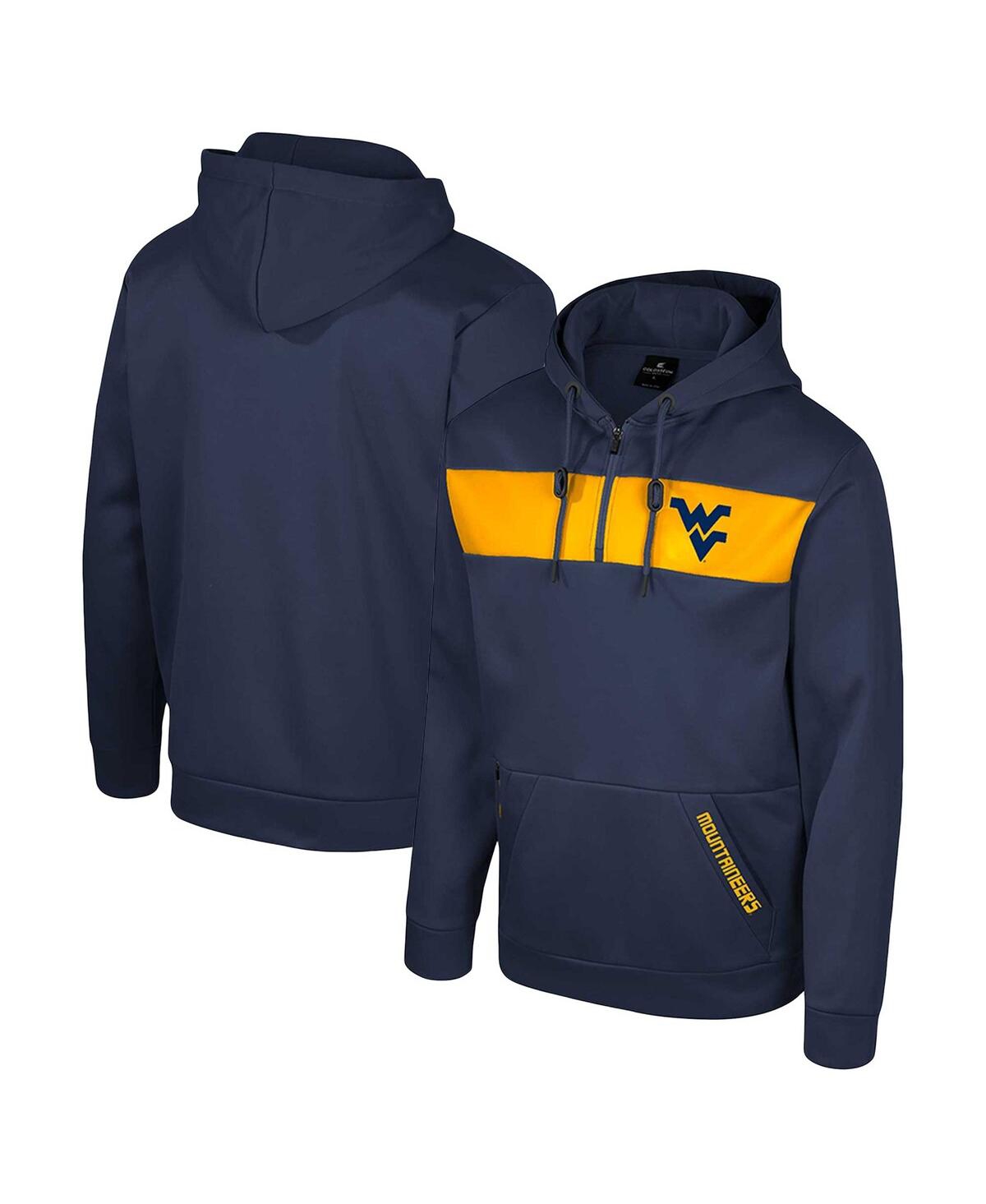Click here for Mens Colosseum Navy West Virginia Mountaineers Qua... prices