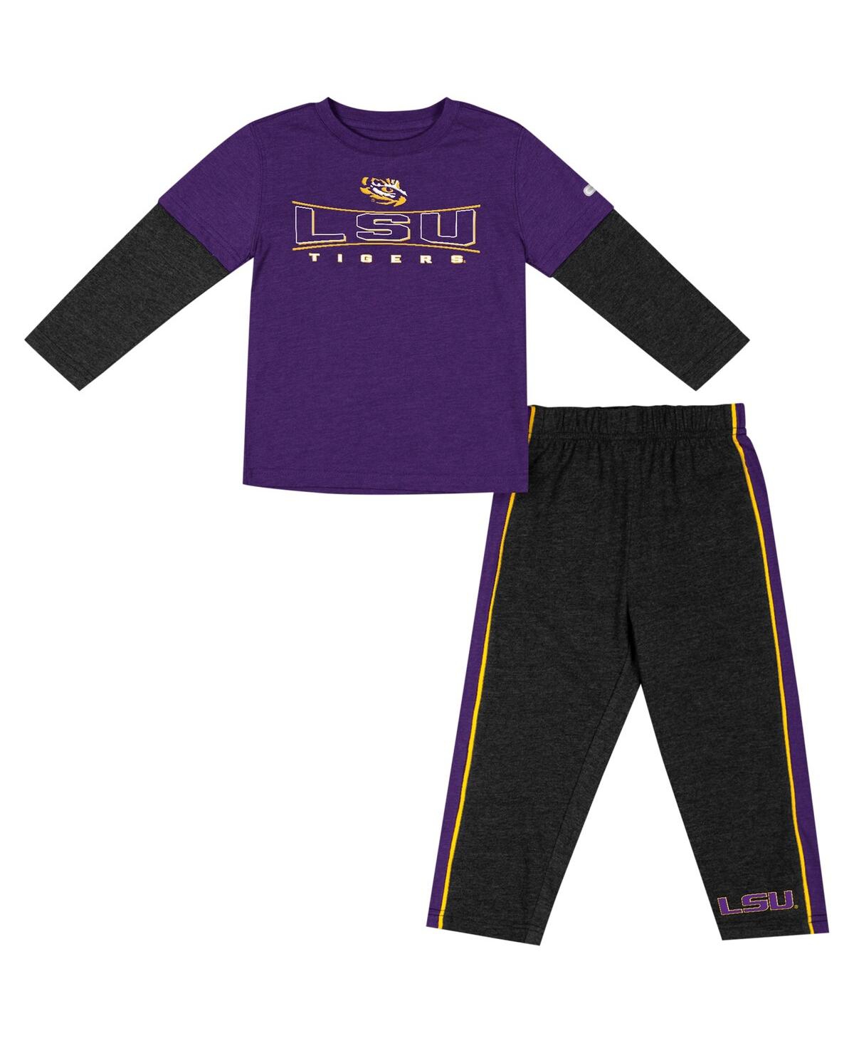 Click here for Toddler Boys and Girls Colosseum Purple  Black Lsu... prices