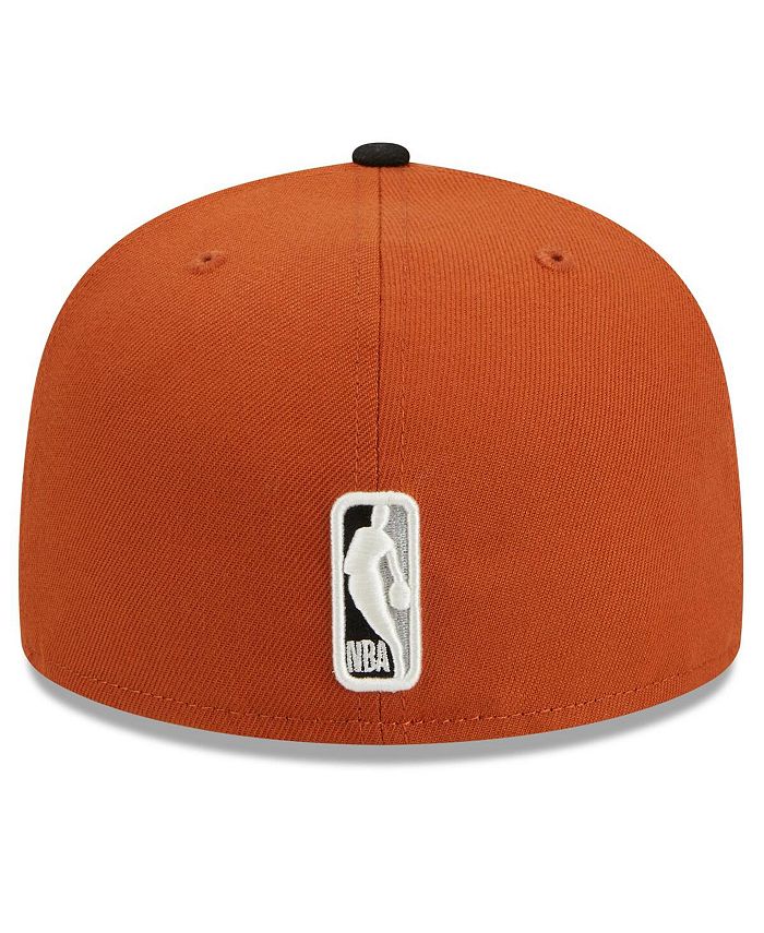New Era Men's Rust, Black Boston Celtics Two-Tone 59FIFTY Fitted Hat ...