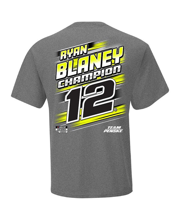 Team Penske Men's Heather Charcoal Ryan Blaney 2023 NASCAR Cup Series ...