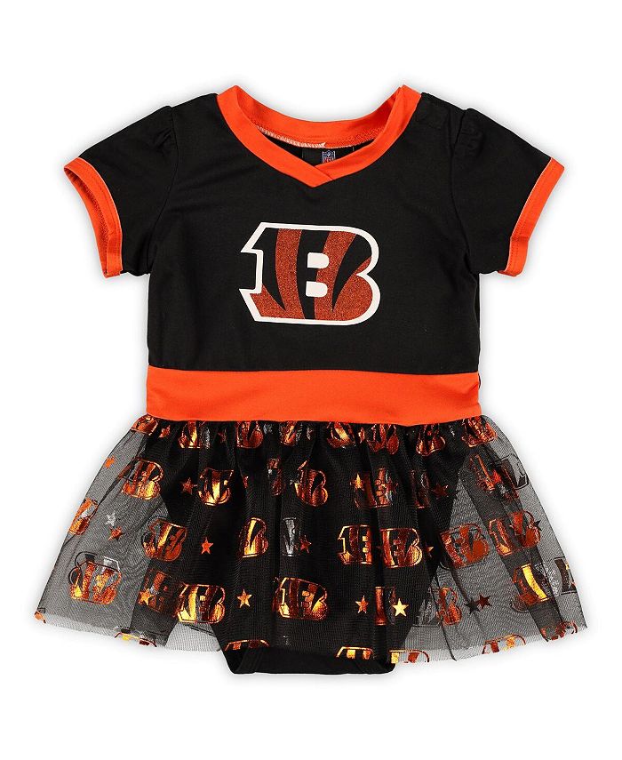 Jerry Leigh Girls Infant Black Cincinnati Bengals Tailgate Game Day ...