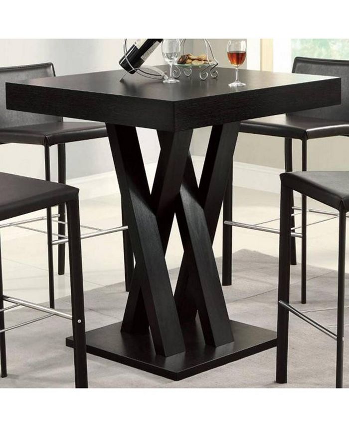 Simple Relax Square Bar Height Table in Cappuccino - Macy's