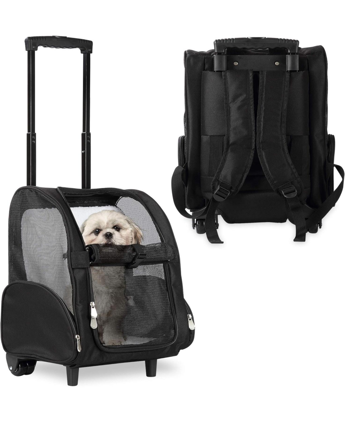 Click here for Kopeks Backpack Pet Travel Carrier with Double Whe... prices