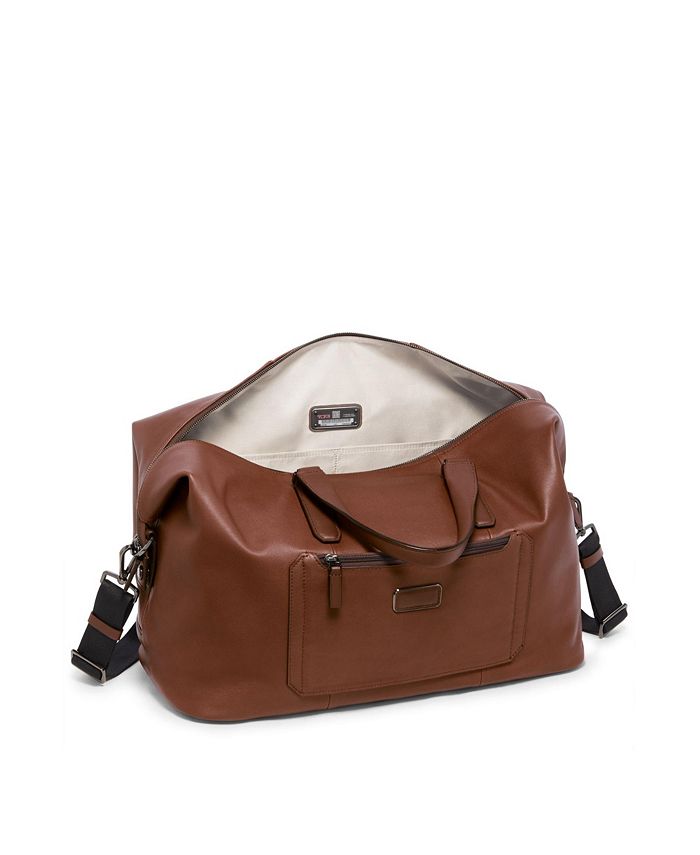 TUMI Men's Harrison Nelson Duffel Leather Bag - Macy's