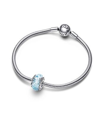 Pandora Sterling Silver with Light Blue Disney Charm - Macy's